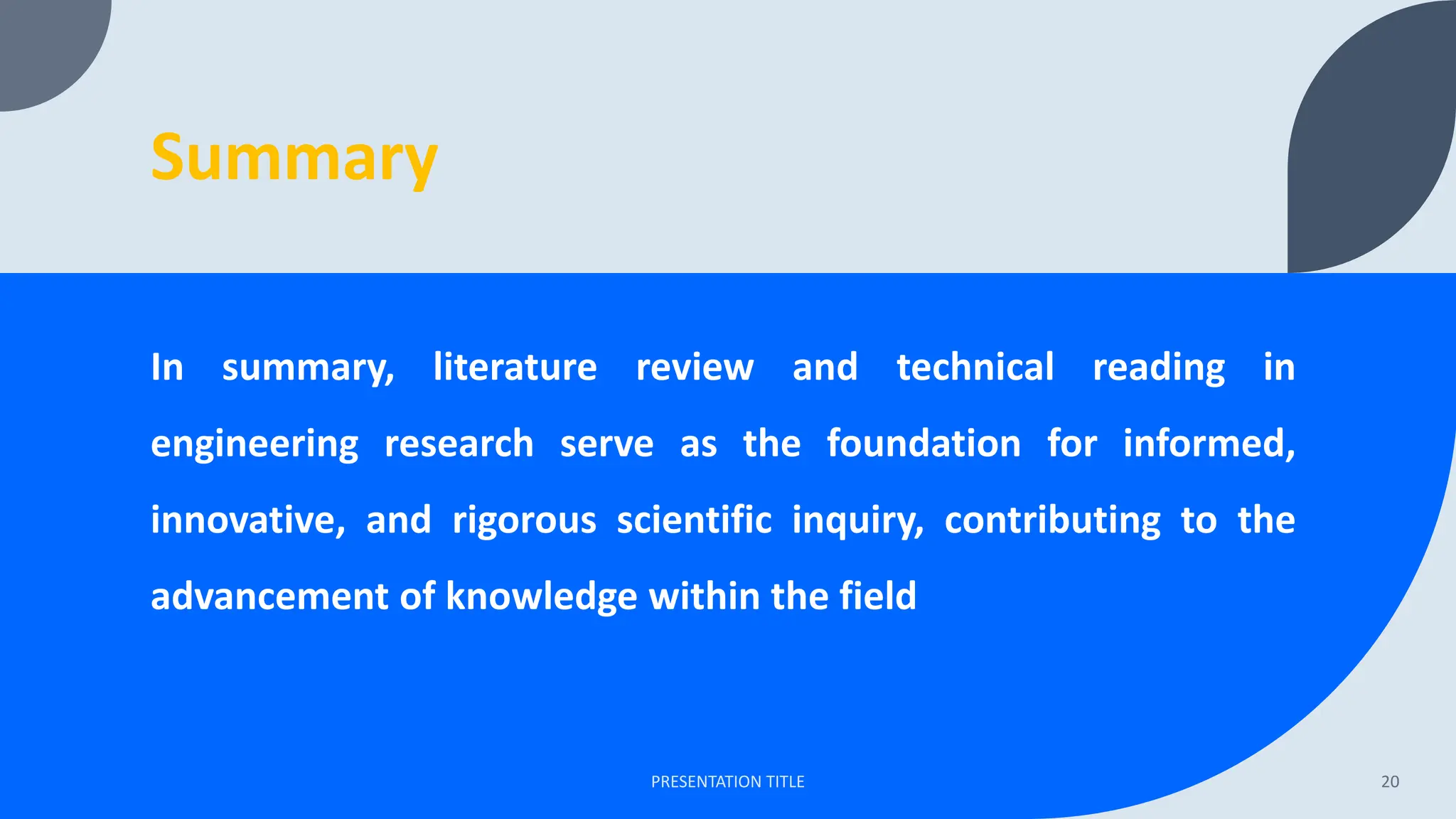 RMI Module2_Literature Survey and technical reading PPT | PDF