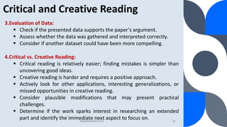 RMI Module2_Literature Survey and technical reading PPT | PDF