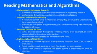 RMI Module2_Literature Survey and technical reading PPT | PDF