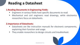 RMI Module2_Literature Survey and technical reading PPT | PDF