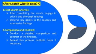 RMI Module2_Literature Survey and technical reading PPT | PDF