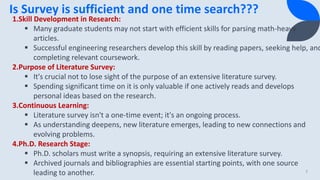 RMI Module2_Literature Survey and technical reading PPT | PDF