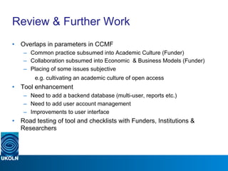 Community Capability Model Framework Checklist Tool - Demo & Review | PDF