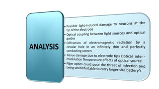 Optical propagation of blue LED light in brain tissue and Parylene-C ...