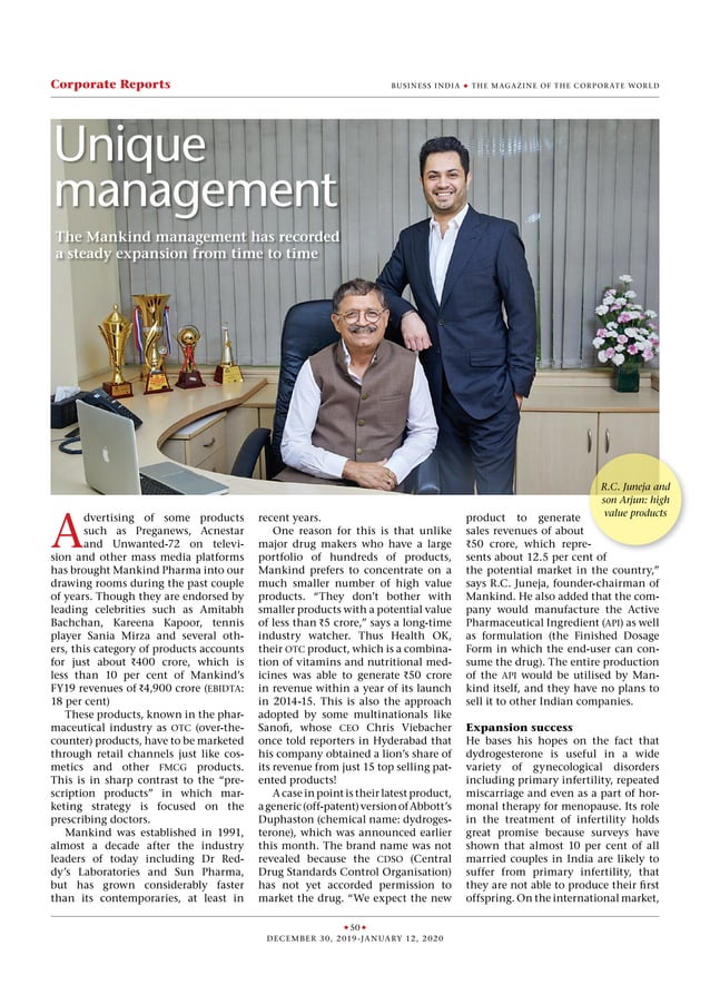 The Mankind Pharma Story by Dr. Sumit Ghoshal | PDF | Pharmaceutical ...