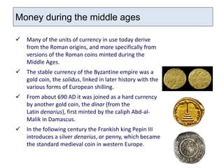 Mankind’s relationship with money | PPTX
