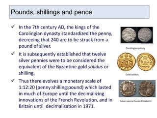 Mankind’s relationship with money | PPTX