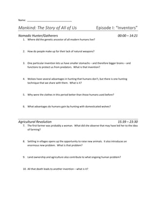 Mankind the story_of_all_of_us | PDF