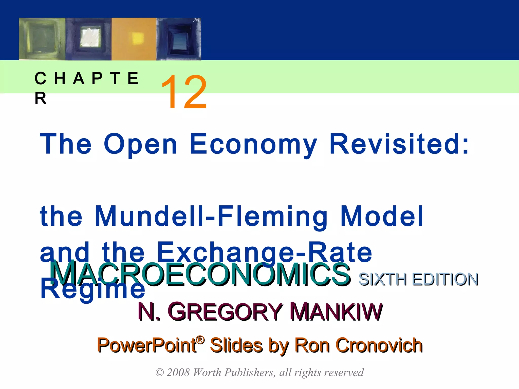 Mankiw6e chap12 | PPT