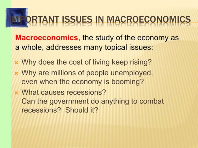 Macro economics, G.mankiw, 1-The Science of Macroeconomics | PPT ...