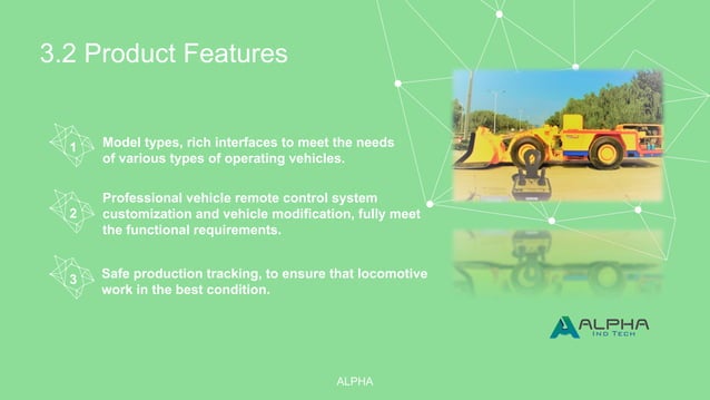 Mining equipment remote control system ALPHA sophie | PPT