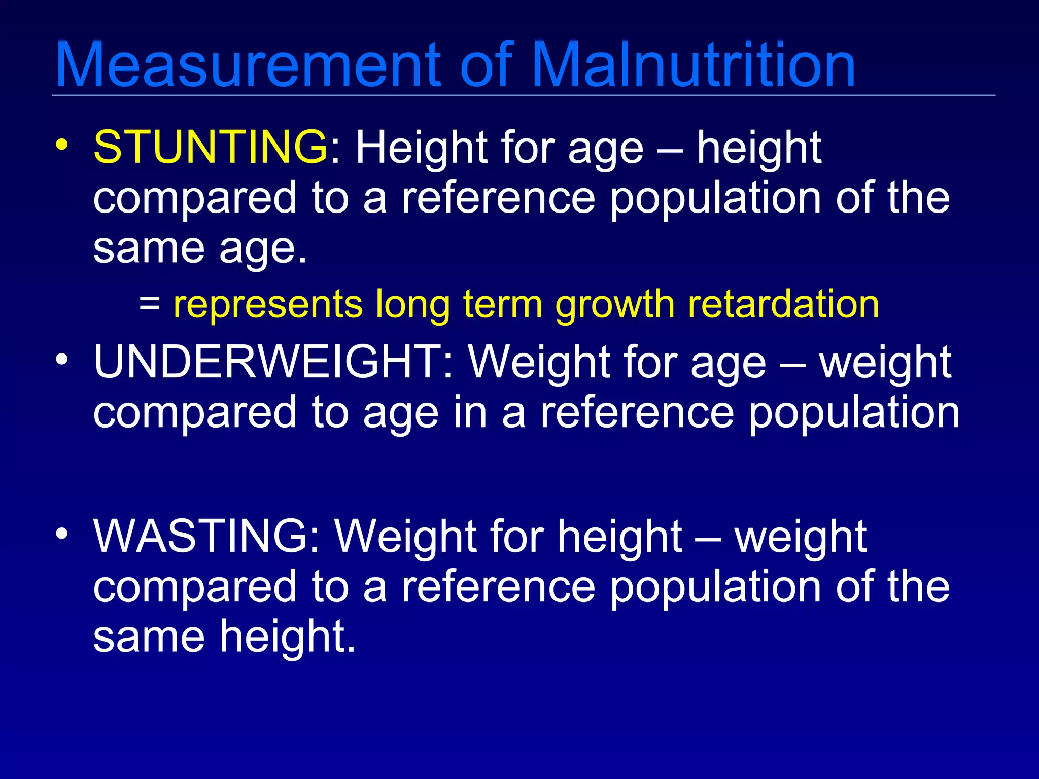 Nutrition and the Physiology of Malnutrition | PPT