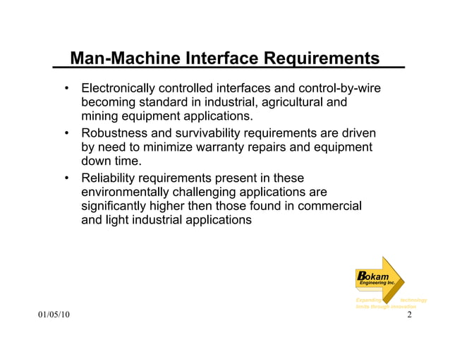 Man Machine Interface Presentation For Industrial Apps | PPT