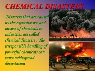 Man made disaster | PPTX