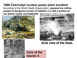 Man made disaster | PPTX