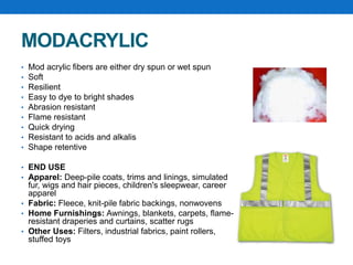 Man made fibers | PPTX