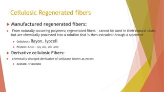 Manmade fibers | PPTX
