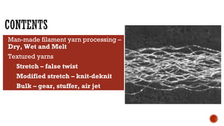 Manmade filaments & textured yarn_Dr.Ash | Needlework | Arts and Crafts