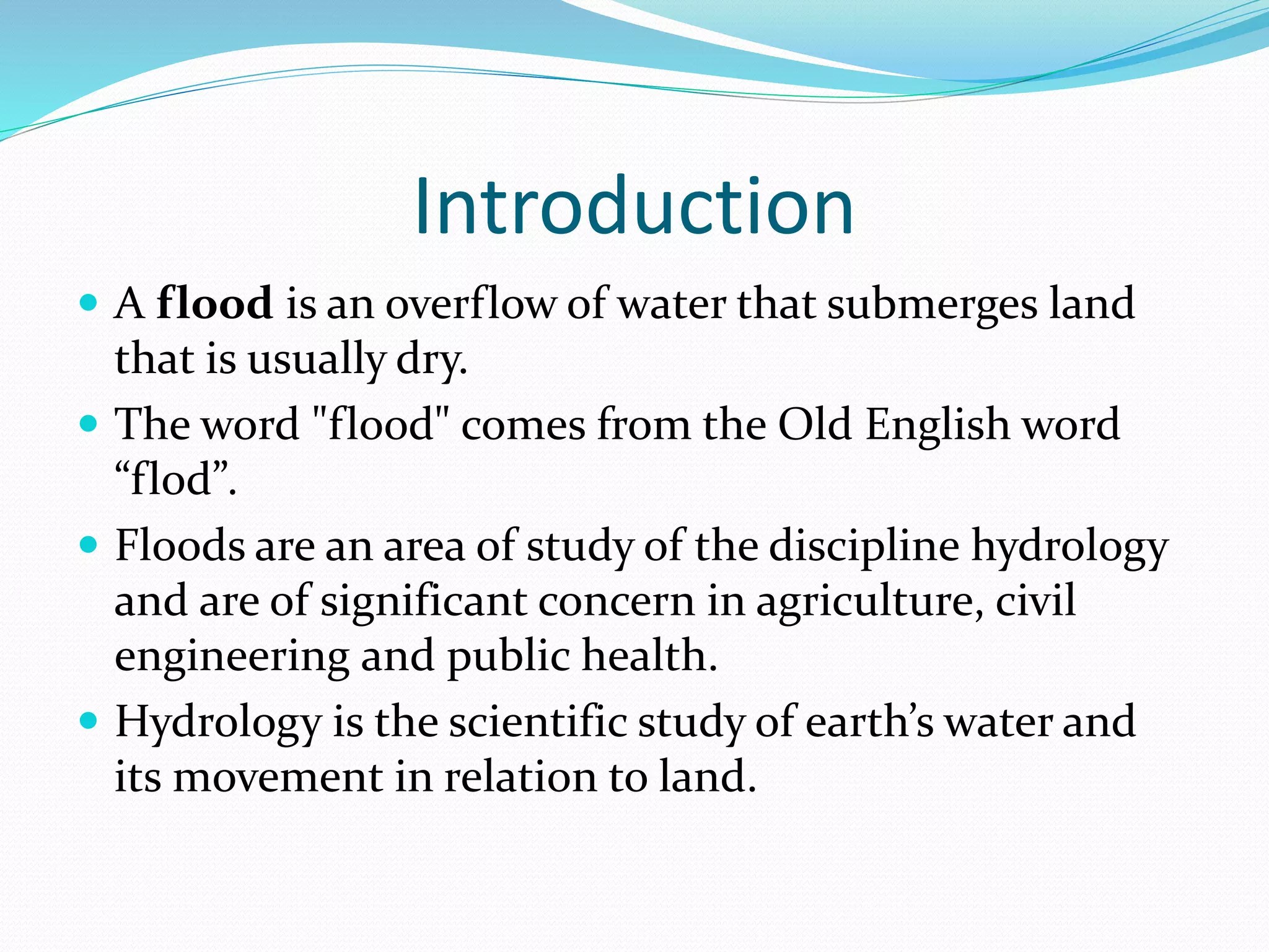 Man made floods in India | PPTX