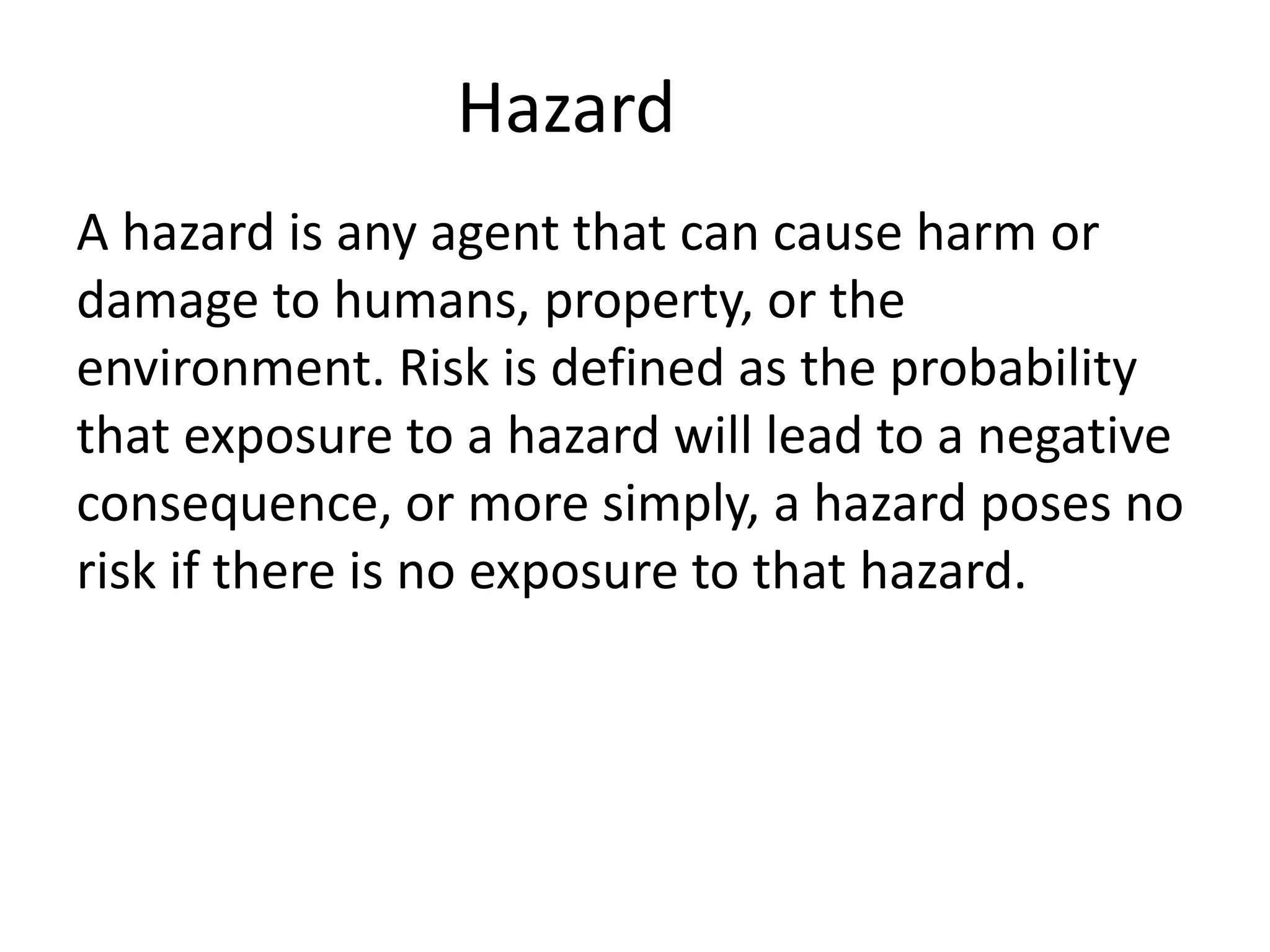 Man made hazards | PPTX