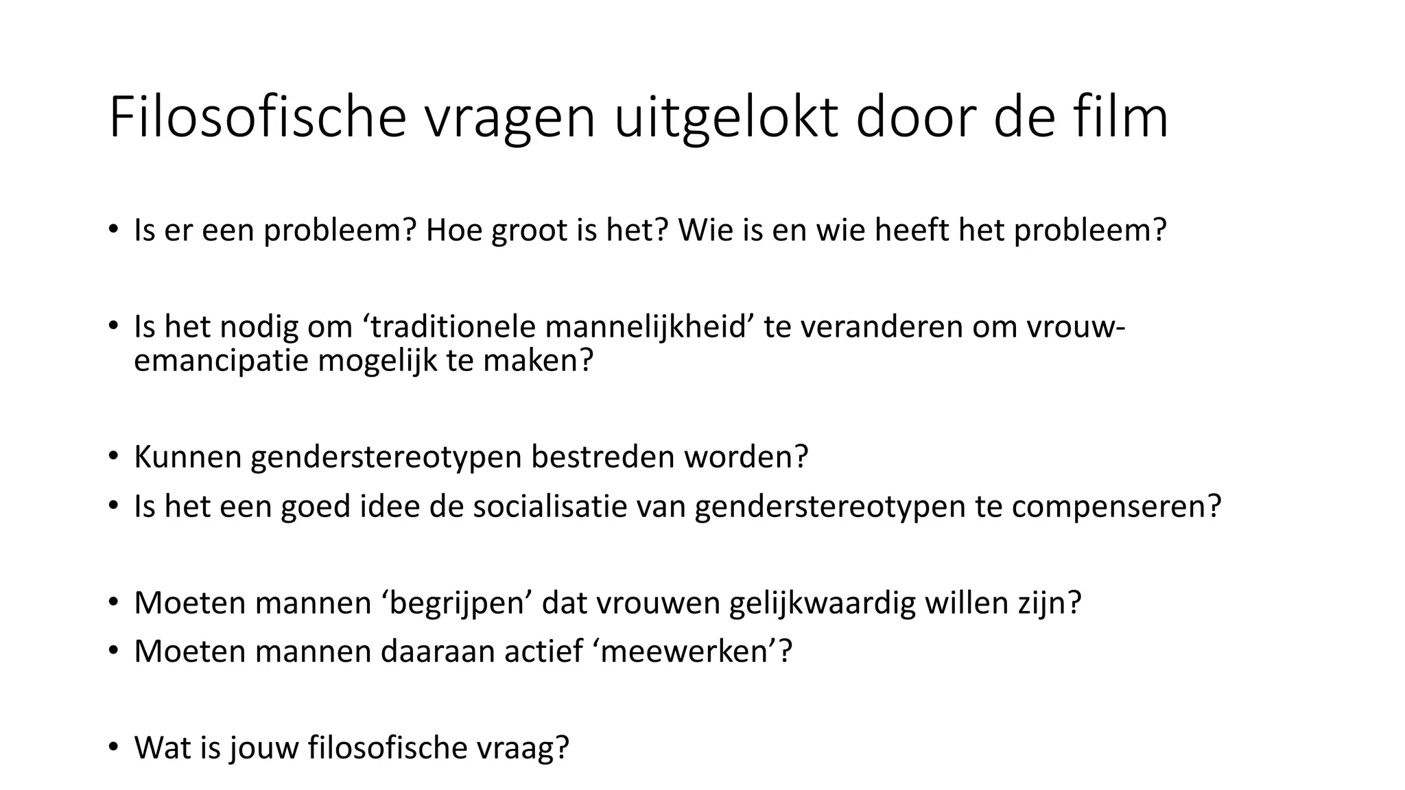 Documentaire Man made van Sunny Bergman met nabespreking | PDF