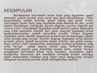 Analisis Seven Tools | PPTX