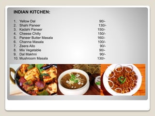 Dil Punjabi Kitchen | PPT
