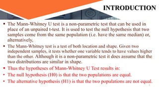 Mann - Whitney U test.pptx