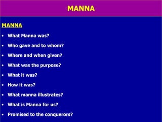 Manna | PPT