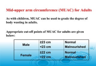 Mannan 6b anthropometricand nutritional status indicators | PPT