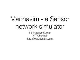 Mannasim for NS2 | PDF