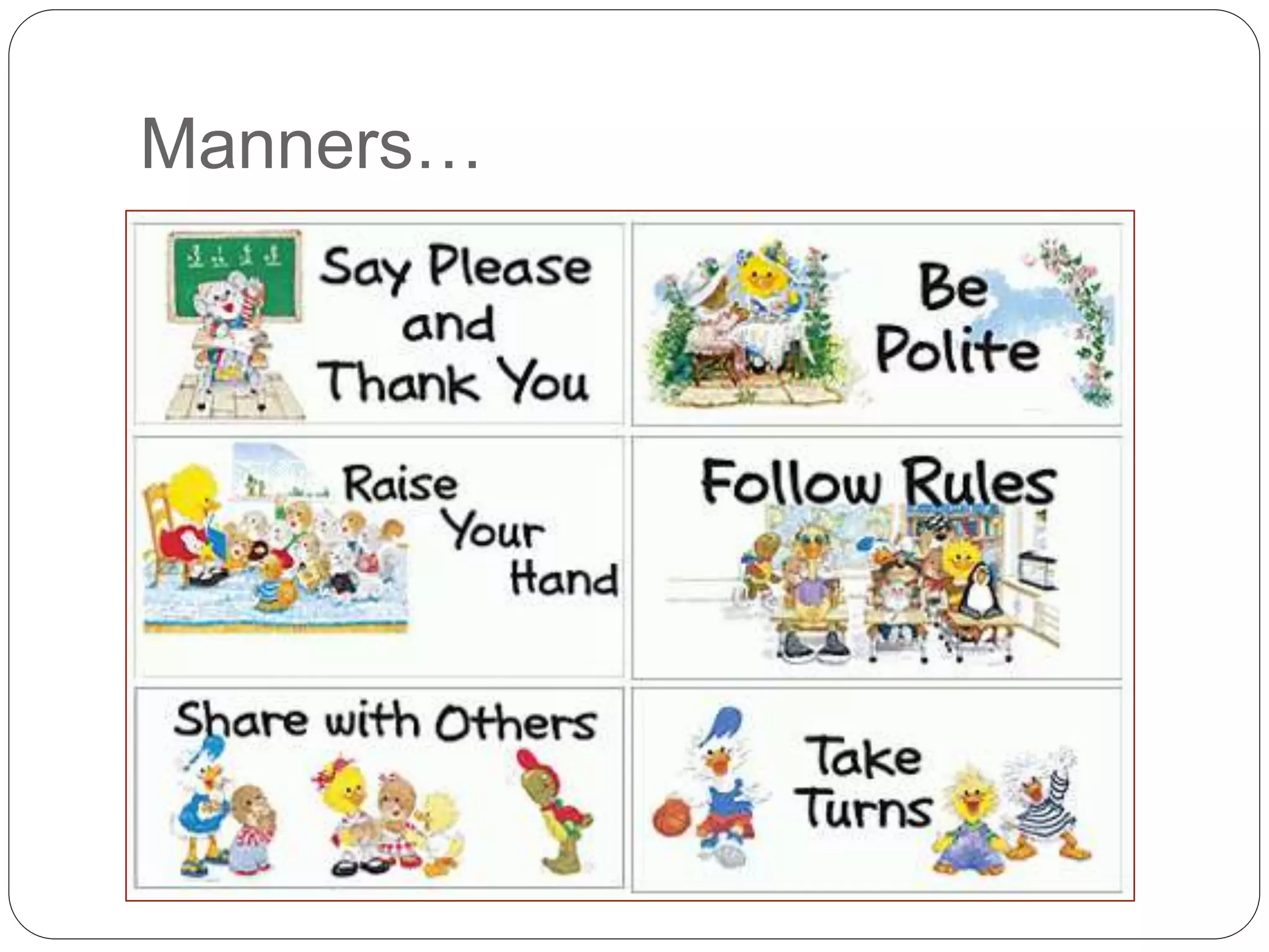 Manner Etiquette | PPTX