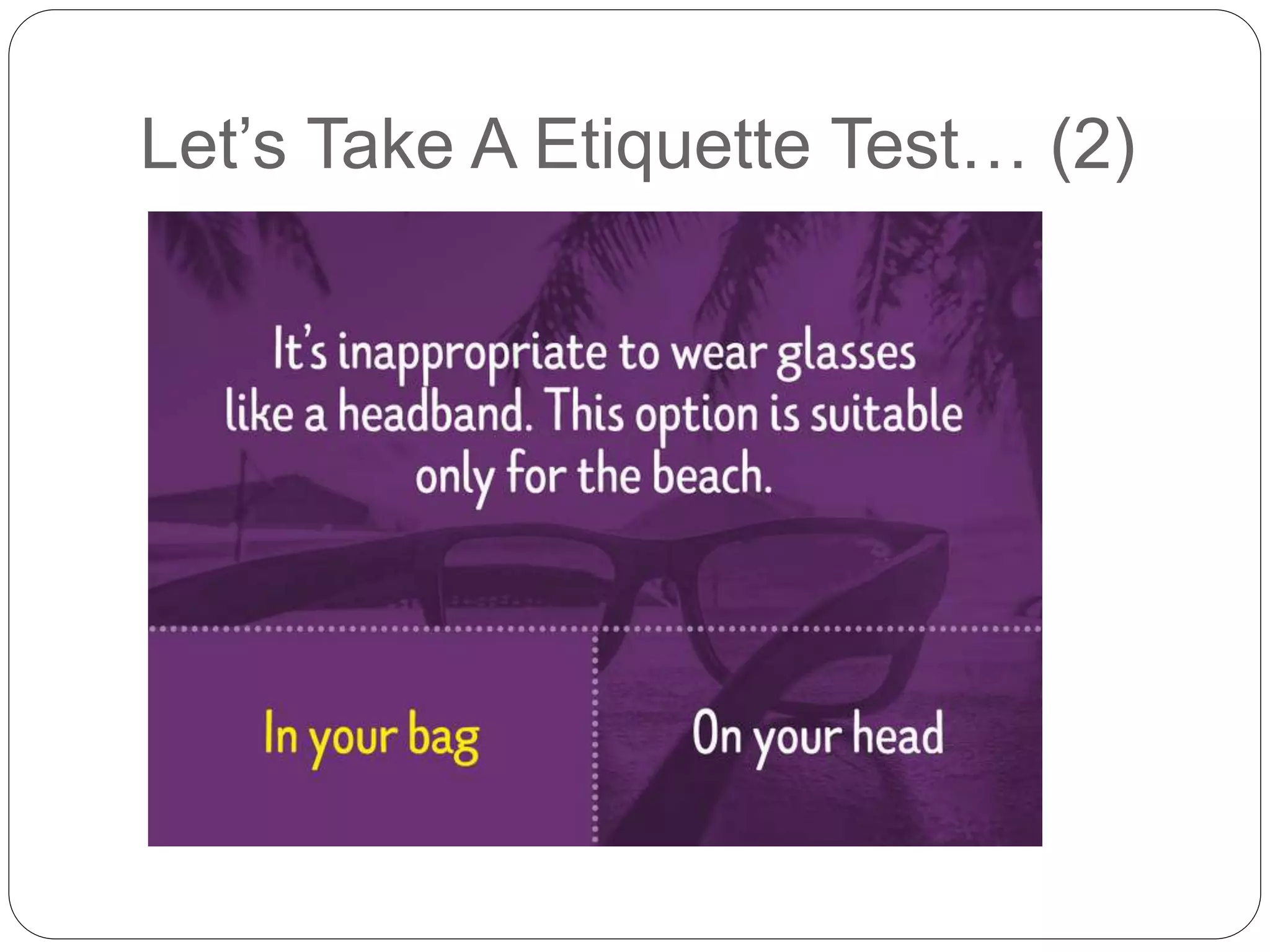 Manner Etiquette | PPTX