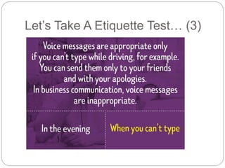 Manner Etiquette | PPTX