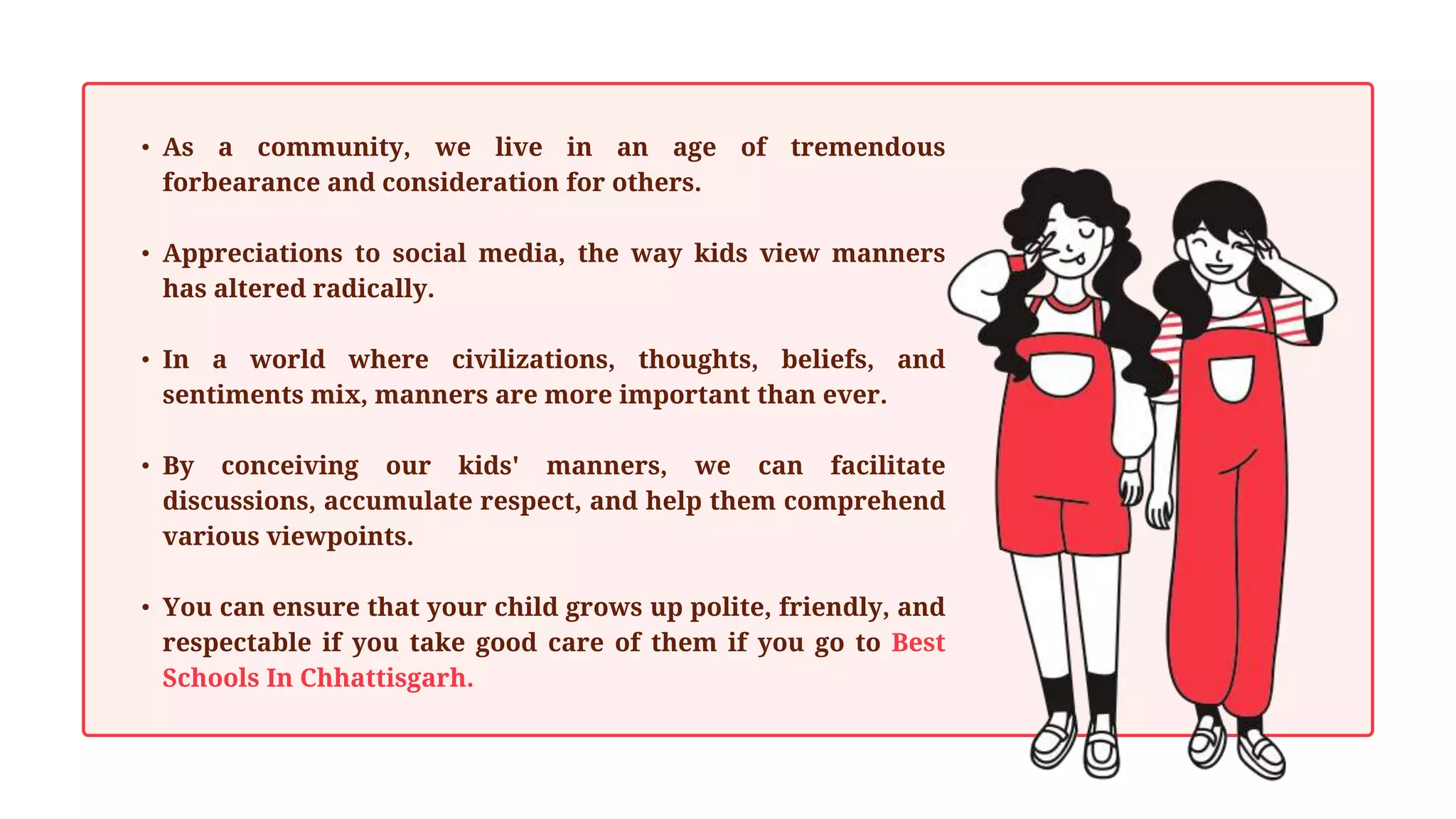 Manner is important etiquette lessons for kids | PPTX