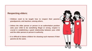 Manner is important etiquette lessons for kids | PPTX