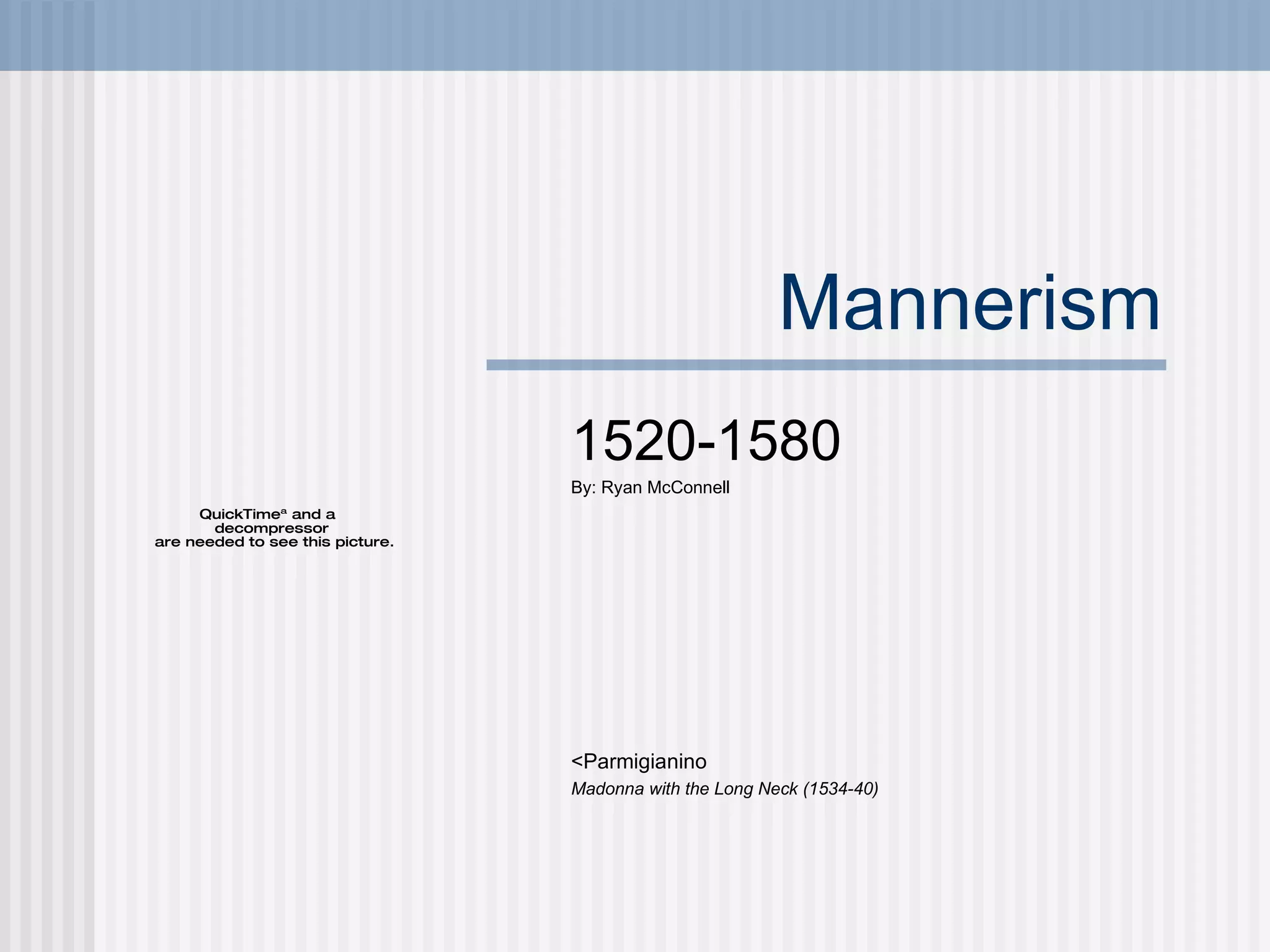 Mannerism | PPT