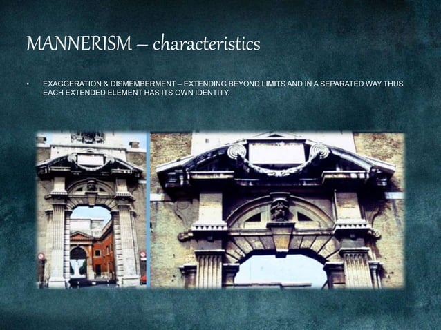 Mannerism | PPTX | Design | Fine Art