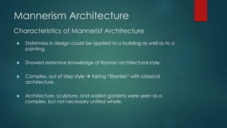 Mannerism brief | PPTX