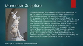 Mannerism brief | PPTX