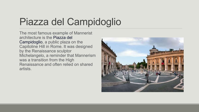 Architectural History - Mannerism Architecture.pptx | Christianity | Religion & Spirituality