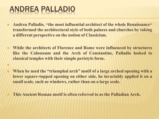 Mannerism Architecture | PPTX | Design | Fine Art