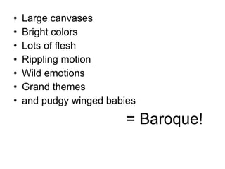 Mannerism & Baroque | PPT | Fine Art