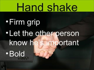 Mannerisms In Professional World | PPT