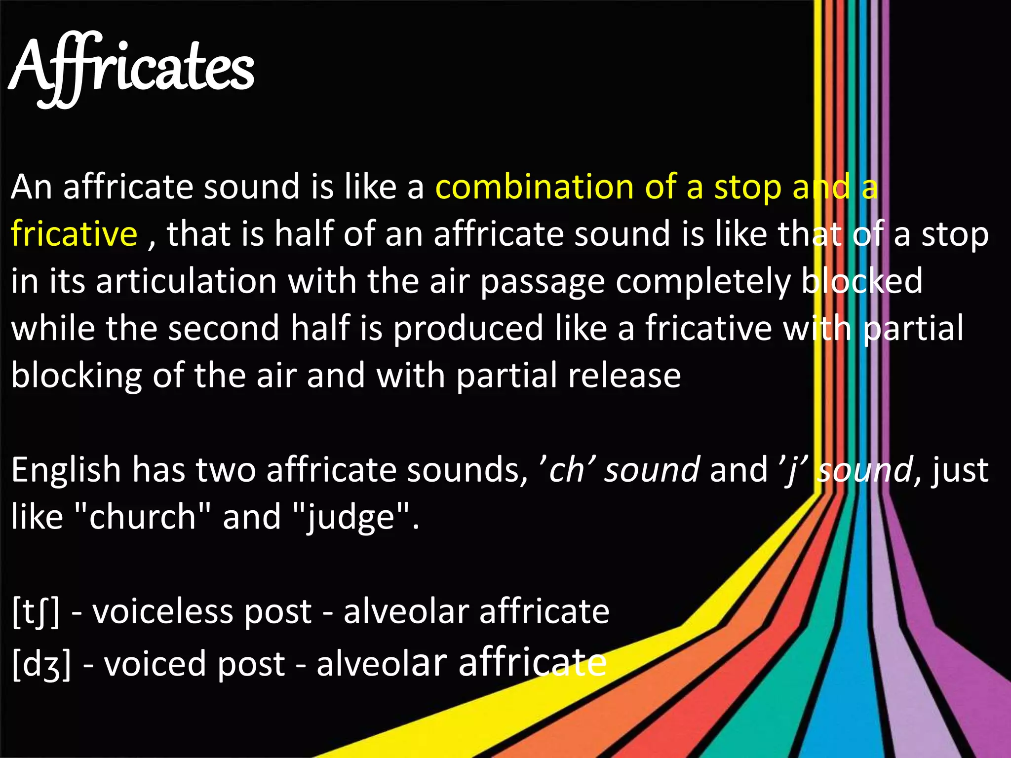 Manner of articulation | PPTX