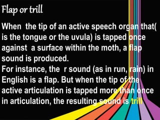 Manner of articulation | PPTX