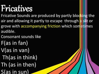 Manner of articulation | PPTX