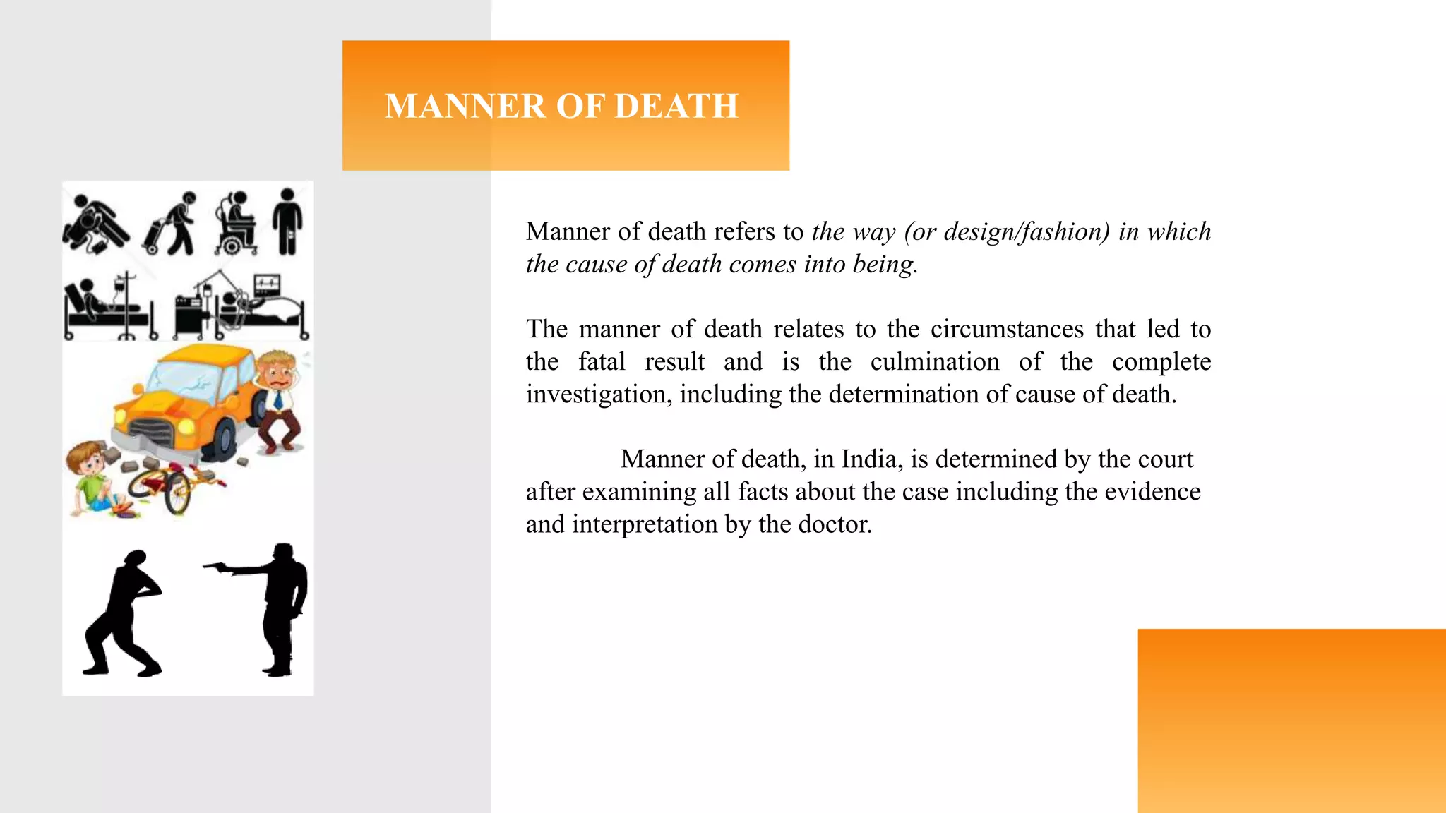 Manner of Death (Medical Jurisprudence) | PPTX