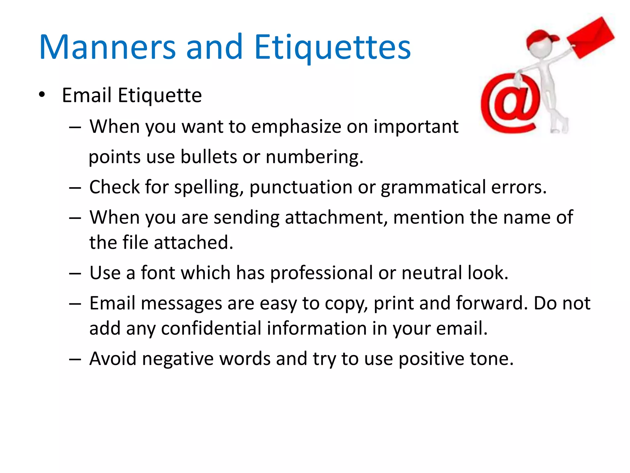 Manners etiquettes | PPTX
