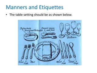 Manners etiquettes | PPTX